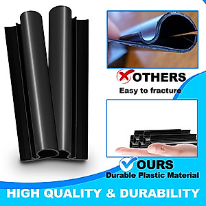 puxyblue Winter Cover Clips Pool Positioning Pins Opening Elastic Clips Sun Cover Fasteners Heavy Duty Tarp Lock Clips 24-Pack 5.2in