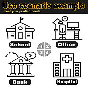 TN-227 Compatible Toner Cartridge Replacement for Brother TN-227/TN227BK TN227C TN227M TN227Y Ink Cartridge(4-Pack,1Black+1Cyan+1Yellow+1Magenta).