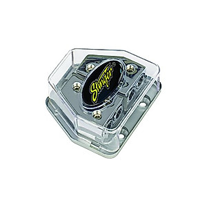 Stinger SPD570 PRO Series Maxi Fused Power/Ground Distribution Block with One 4 Gauge Input and Two 8 Gauge Outputs