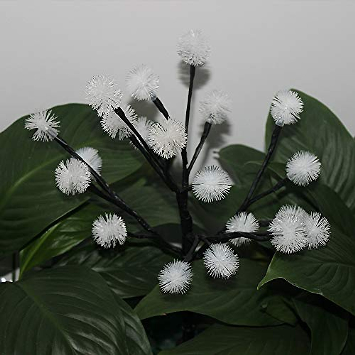 EpicGadget Solar Snowball Dandelion Light, Warm White Stainless Steel Solar Path Lights for Outdoor Landscape Lighting, Patio, Yard, Walkway, Driveway, Garden (Warm White) (2 Pieces)