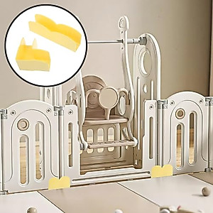 SOLUSTRE 2pcs Playpen Stabilizer Playpen Accessories Replacement Anti Slip and Anti Collapse Safety Baffle Yellow