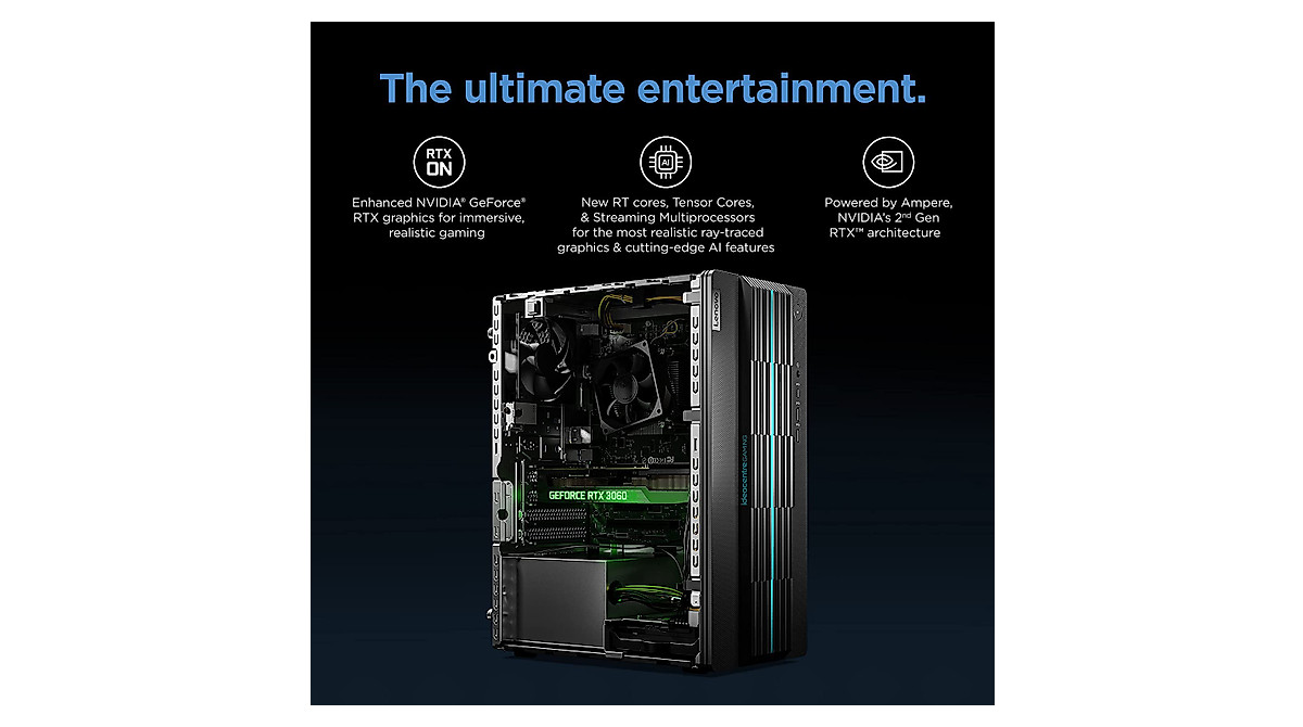 Lenovo Gaming Desktop PC with RTX 3060 and i7 Processor