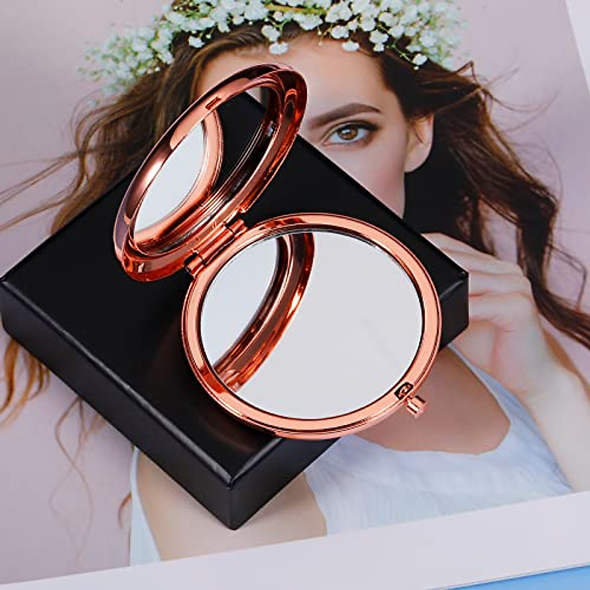 Sister Birthday Gifts from Sister Compact Mirror for Women Best Friend Personalized Friendship Christmas Graduation Easter Valentines Day Gifts Small Make Up Mirror from little Big Sister Brother