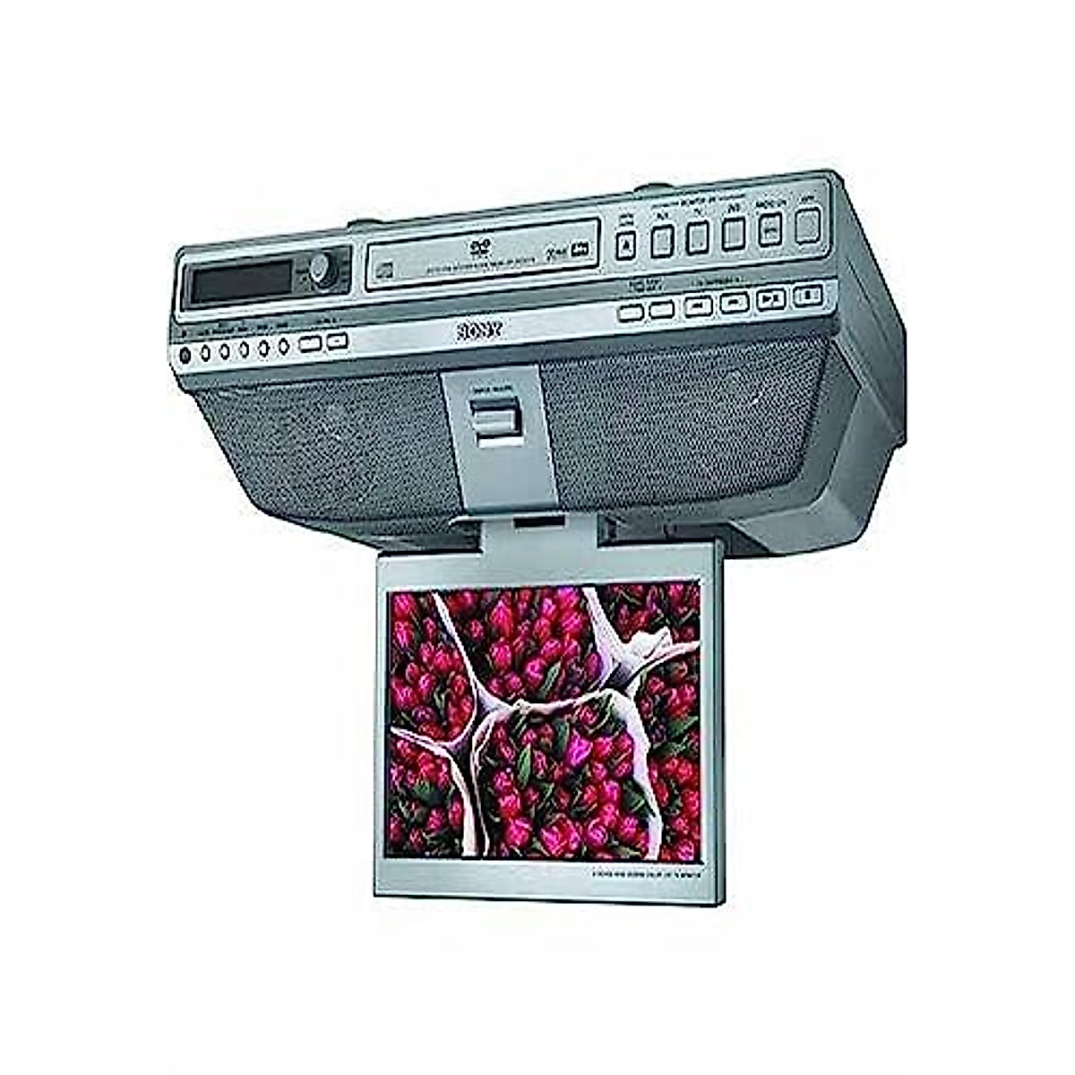 Sony ICF-DVD57TV Under the Cabinet LCD-TV / DVD / CD Clock Radio