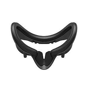 KIWI design VR Facial Interface Bracket Compatible with Valve Index, 2 pcs PU Leather Anti-dirt Sweat-Proof Foam Face Cover Pad with Lens Cover and Anti-Leakage Nose Pad