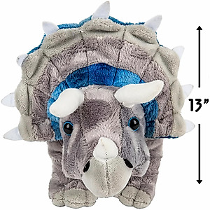 Rhode Island Novelty 13" Animal Den Triceratops Plush
