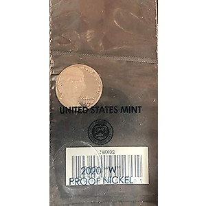 2020 S US Silver Proof Set (BONUS W Jefferson Nickel) Proof