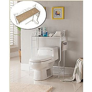 Kings Brand Etagere Freestanding Bathroom Shelf Storage Organizer Rack