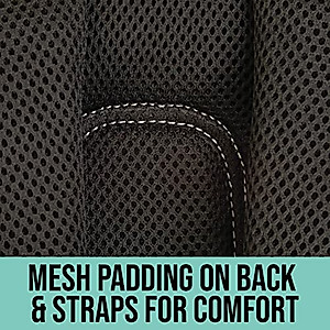 Allen Company Girls with Guns Midnight Deluxe Backpack with Lockable Concealed Carry, Design for Women, Padded Laptop Sleeve, 760 CU in / 12.5 L, Black/Shade Blackout Camo