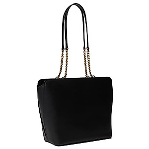 Calvin Klein Finley Saffiano Tote Black/Gold One Size
