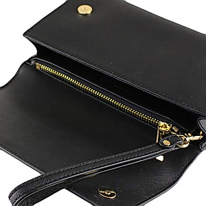 Michael Kors Women's Jet Set Travel - Clutch Crossbody No Size (Black)