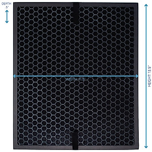 Filter Bros LV-PUR131-RF HEPA + Carbon Replacement Filter Set Fits LEVOIT PUR131