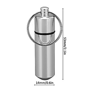 Drone Metal Storage Tank,Multifuctional Waterproof Rocker Storage Bottle RC Drone Accessory