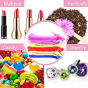 LYSXP 100 Pcs Organza Bags 4×6Inches，Random 10colors Mesh Organza Jewelry Bags, Small Drawstring Favor Pouches Christmas Candy Wedding Birthday Party Bags……