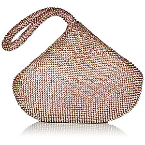 Jessica McClintock womens Staci Mesh Wristlet Pouch, Pink, One Size