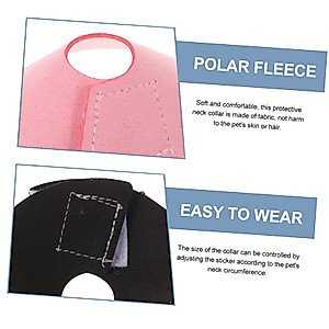 Hemobllo 2Pcs Bird bite Collar Parrot Neck Cone Puppy Collars for Small Puppies Parrot Recovery Cone Bird Recovery Collar Cockatiel -Biting Neck Ring Xuan Feng Fur Collar Korean Velvet