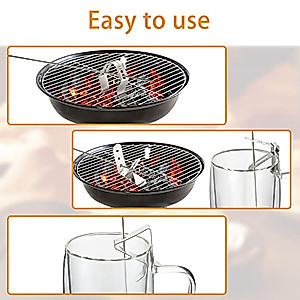 12 Pieces Meat Thermometer Probe Clip Holder Three-Hole Barbecue Probe Clip 3 Styles Grill Thermometer Clip Holder for BBQ Oven Grill Ambient Thermometer Temperature Reading