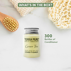 Terra Pure Conditioner, Travel Size Hotel Amenities, 1 oz (Case of 300)