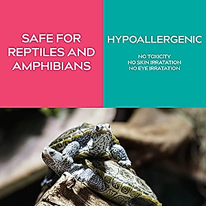 Dynamic Element Reptile Tank Odor Eliminator Spray - Unscented Mineral-Based Formula Deodorizer for Urine and Waste Smells from Bearded Dragon and Turtle Tank - 9 Fl Oz (266 ml)