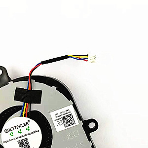 QUETTERLEE Replacement New CPU Cooling Fan for Dell Latitude 3590 L3590 E3590 Inspiron 15 5570 5575 5770 3585 17-3780 3793 5770 Vostro 3580 3590 3591 3593 Series 0FX0M0 DC28000K9D0 DFS1503055P0T FK3A