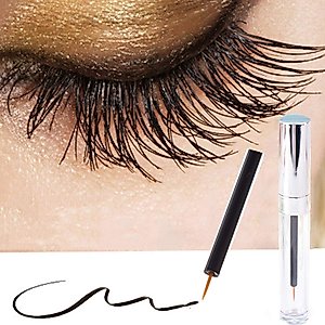 8ml Mascara Tube Empty and Wand Eyelash Cream Container Bottle 7ml Transparent Empty Mascara and Eyeliner Tubes with Rubber Inserts and Funnels Set for Castor Oil DIY Mascara（Silver, Black)
