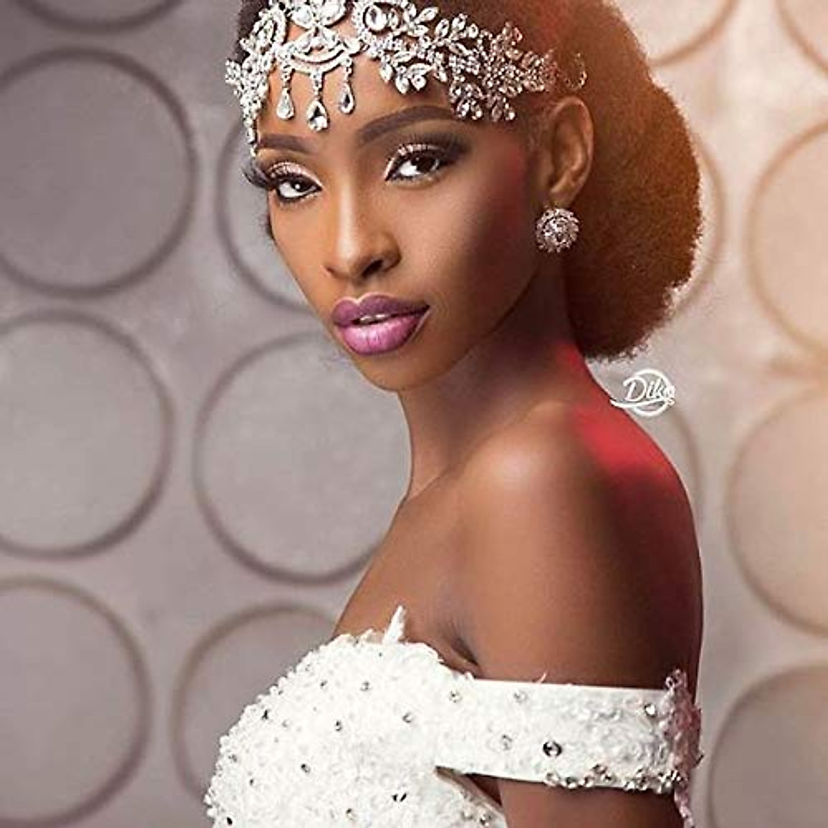 BELLAWOO Black Witchy Crown -Vintage Baroque Crystal Queen Tiara for Party Pregnant Photoshoot Halloween