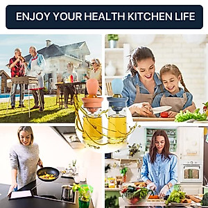 Aililiya Oil Dispenser, 2 Pack Olive Oil Dispenser Bottle with Silicone Brush, 2-In-1 Dropper Glass Measuring Oil Dispenser Bottle for Kitchen Cooking Frying Baking BBQ Pancake Air Fryer Marinating