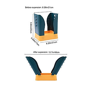 DOUBA Waste Bins Extended Trash Can Household Kitchen Bathroom Nine-Speed and Close Adjustable Trash Can ( Color : E , Size : 1 )