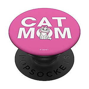 Disney The Aristocats Marie Cat Mom Hot Pink PopSockets PopGrip: Swappable Grip for Phones & Tablets