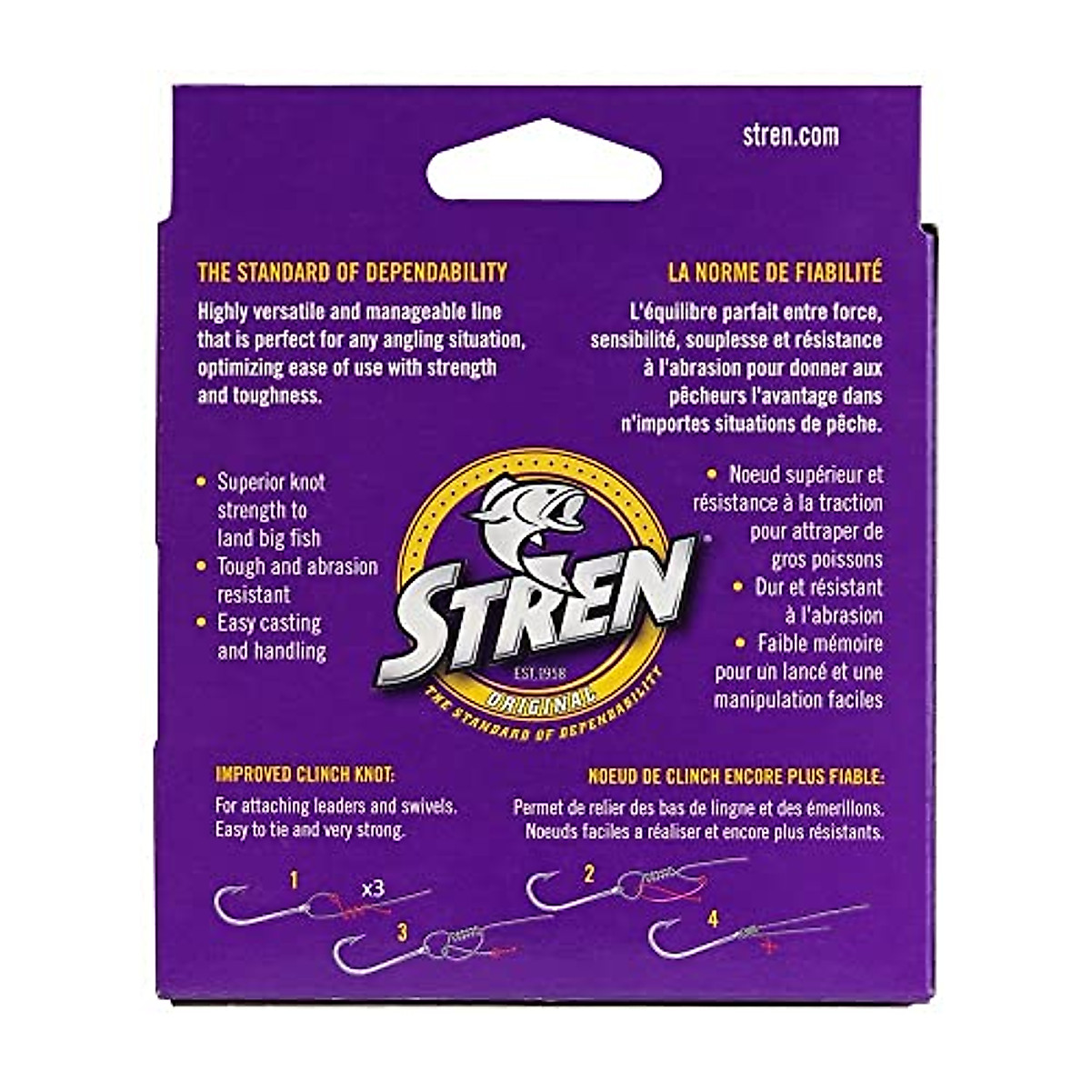 Stren Original®, Hi-Vis Gold, 20lb | 9kg Monofilament Fishing Line, Suitable for Freshwater Environments