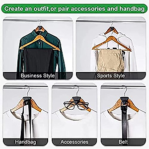 18 PCS Clothes Hanger Connector Hooks, Space Saving Hanger Extender Hooks, Cascading Hanger Hooks, Create Up to 5X More Closet Space, Closet Space Connection Storage Hooks for Closets (Heart)