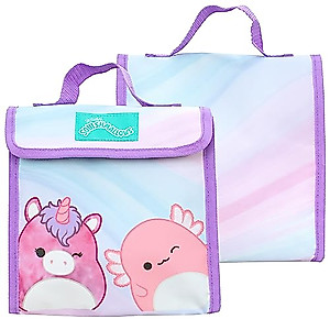 Squishmallows School Bag 4 Piece Set | Kids Backpack And Lunch Bag Set With Pencil Case And Water Bottle | Children's Backpacks | Official Merchandise