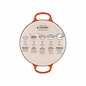 Le Creuset Enameled Cast Iron Signature Round Dutch Oven, 3.5 qt. , Flame