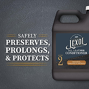 Lexol All Leather Conditioner that Preserves, Prolongs and Protects, 1-Liter, Black