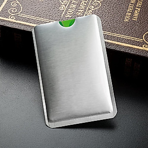 RFID Blocking Sleeve Anti Theft Credit Card & Passport Holder Wallet Pocket - To protect your valuable information from theft (6 Credit Card and 3 Passport Holder)