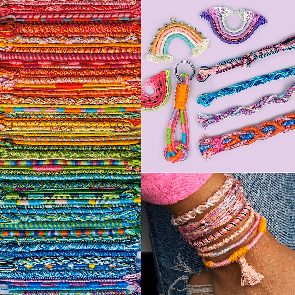 Loopdedoo DIY Kids Bracelet Maker Kit - Make Bracelets in Minutes for Birthdays, Friendship Day, Christmas Gifts - Award Winning Craft Kit for Ages 8 & Up