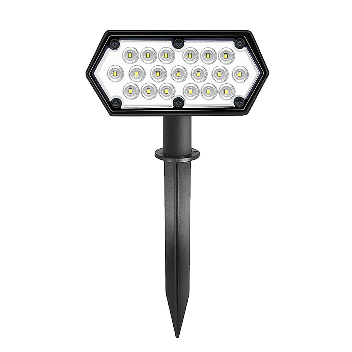 ZHUANYIYI Outdoor Solar Lawn Spotlights, Waterproof Landscape Lights Inserted in The Courtyard, All-Weather Home Garden Pavement Decorative Lights