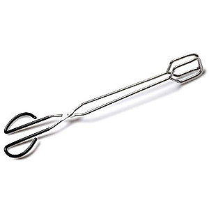 Stainless Steel Kitchen Tongs, Hiash 16 Inch Extra Long Scissor Tongs with Comfortable Handle for Barbecue Grilling