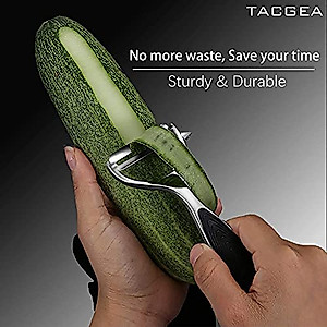 TACGEA Vegetable Peeler for Kitchen 2 Pack & 8 Pack Food Clips