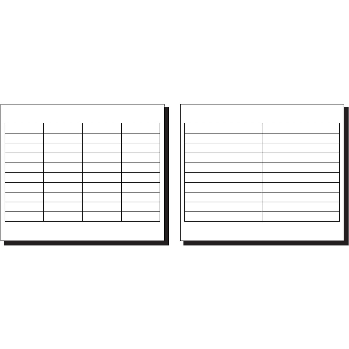 Avery WorkSaver Tab Inserts, 2 Inches, White, 100 Inserts (11136)