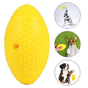 NUOBESTY Pet Ball Dog Ball Toys Pet Plaything Pet Toys for Dogs Rugby Ball Toy