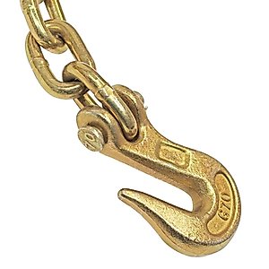 DC Cargo Chain Binder Kit (2 Sets) | 5/16" Grade 70 Extra Long 20 Foot Chain - and Load Binder Set | Heavy Duty Ratcheting Chain and Binder | Load Chain and Binders – 4,700lb Working Load Limit As Set