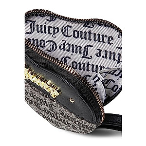 Juicy Couture Cool Collar Heart ZA Black/Beige Printed Status One Size