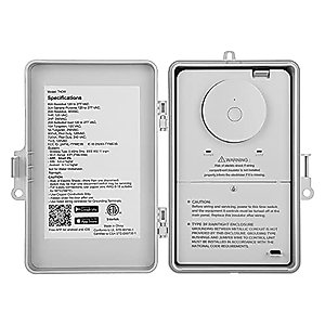 Suraielec WiFi Pool Timer, Outdoor Indoor Smart Switch, 40 AMP, 2HP, 120, 240, 277 VAC, Heavy Duty Pool Controller Light Timer Box for Pool Pump, Water Heater, Spa, Powerful Electrical Appliances