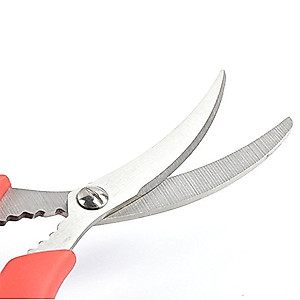 A-parts 1Pc Multifunction Seafood Scissors, Shrimp Cracker, Shrimp Deveiner, Lobster Scissors Tool