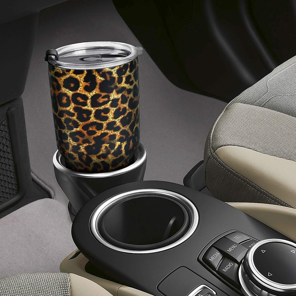 SYACOT 30oz Tumbler Double Wall Stainless Steel Vacuum Insulated Travel Mug with Splash-Proof Lid Metal Straw and Brush