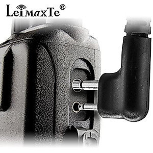 LEIMAXTE RDU4100 Earpiece,Compatible with Motorola RDM2070D CLS1110 CLS1410 CP185 CP200D 2 Way Radio with Mic PTT Walkie Talkie Headset Security Acoustic Tube Surveillance Headphone G Shape