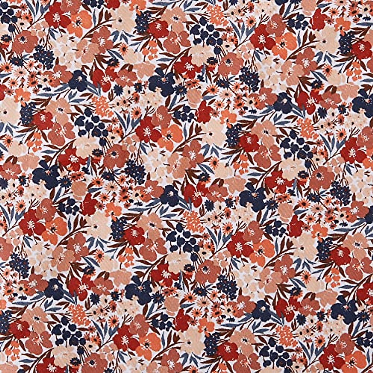 Wrangler- Queen Duvet Cover Set, Reversible Cotton Bedding Set with Matching Sham(s), Casual Home Décor (Prairie Floral Red, Queen)