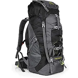 OUTLIFE Hiking Backpack 60L Lightweight Water Reasistant Trekking Bag Durable Outdoor Sport Daypack for Climbing Mountaineering Fishing Travel Cycling