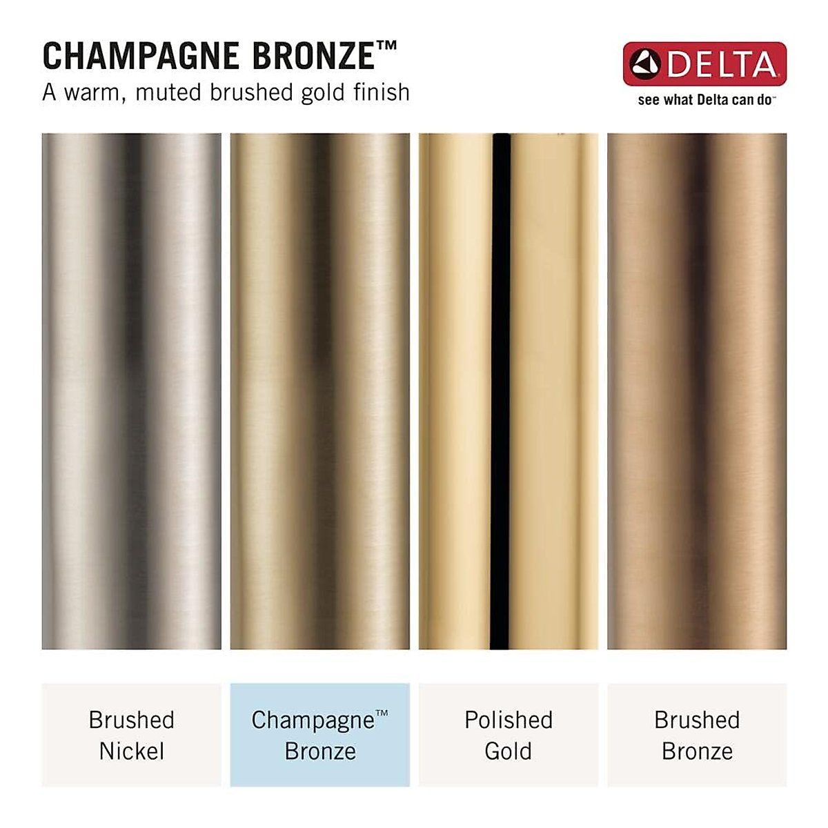 DELTA FAUCET T24867-CZ Angular Modern Monitor 14 Series Valve 3-Setting Integrated Shower Trim with Diverter, Champagne Bronz